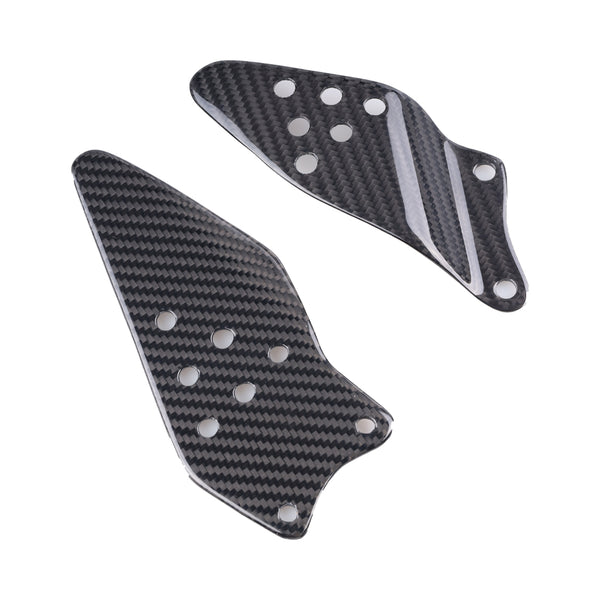 NT 2005-2006 Kawasaki Ninja ZX-6R Heel Plates - 100% Carbon Fiber ...